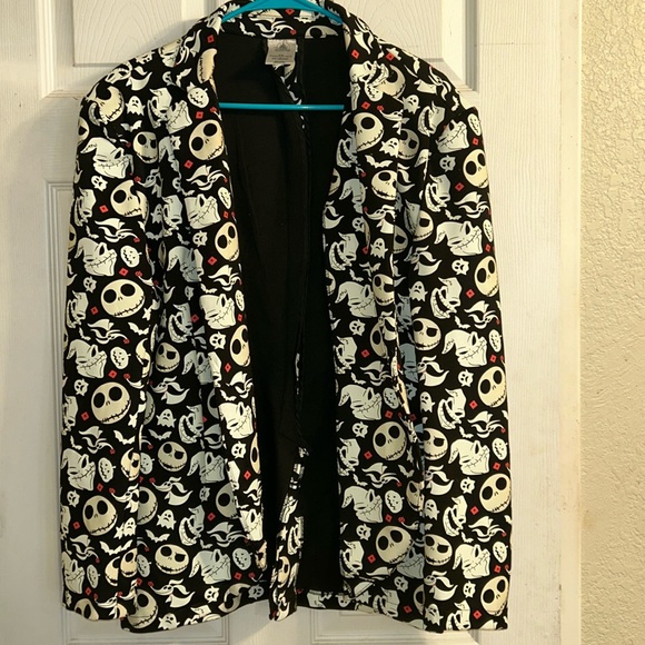 Disney | Jackets & Coats | Used Jack Skeleton Jacket Glowinthedark ...